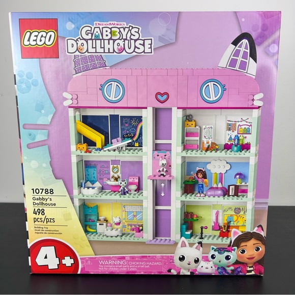 Lego | Toys | Lego Gabbys Dollhouse Dreamworks 788 Building Toy 498 ...